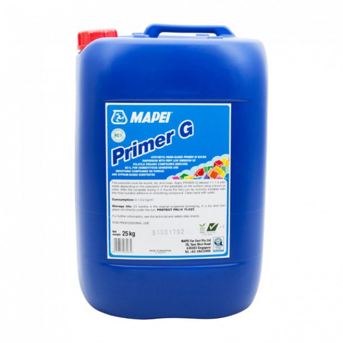 Osnovni premaz Mapei PRIMER G 25kg - Aqua Casa